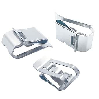 Luckkyme 20mm Stainless Steel Cable Clips Trailer Frame Wire Clips (30 ...