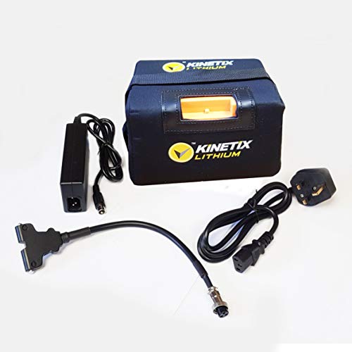 Kinetix Lithium-Ion Golf Trolley Battery, 18AH (27 Hole) with 3 Pin ...