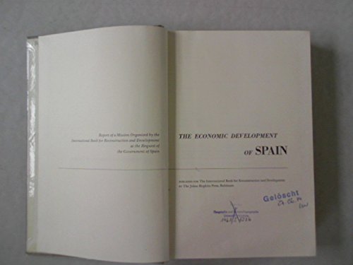 Economic Development of Spain: 9780801802942: Business Development ...