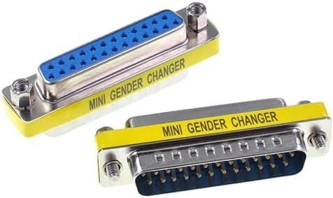 Amazon.com: Oiyagai 2Pcs DB25 25 Pin Gender Changer D-SUB 25Pin Coupler ...