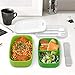 Amazon.com: Bentgo Classic - All-in-One Stackable Bento Lunch Box ...