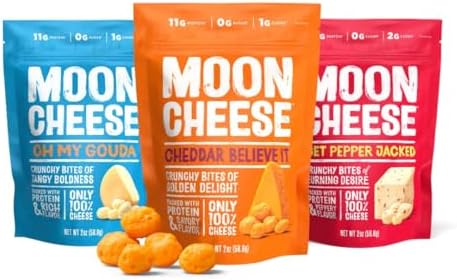 Amazon.com: Moon Cheese Oh My Gouda Cheese Bites, 10 Ounce, 2-Pack ...