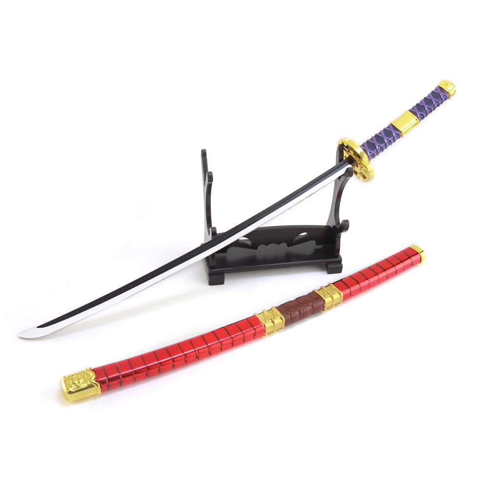 Buy QIDUDZ Simulation Roronoa Zoro Weapon Katana Model, Mini Metal ...