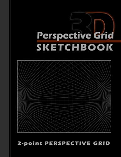 Perspective Grid Sketchbook: 2-Point Perspective Grid - 170 Pages - 8.5 ...