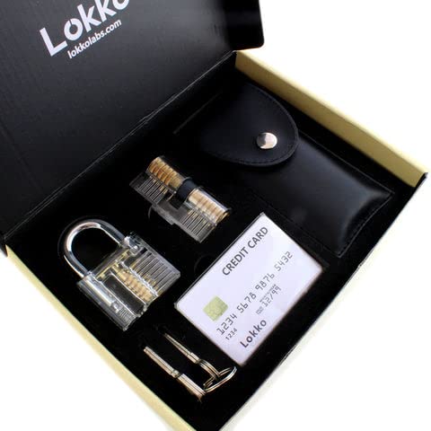 Lock Pick School in a Box for Beginners: Lock Pick Set, spy Card ...