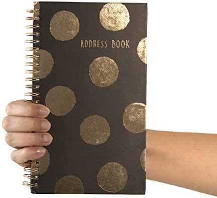 Sixstore A6 Address Book Wiro Bound A-Z Tabbed & Telephone Number ...