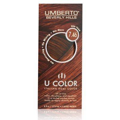 Amazon.com : U Color by Umberto Italian Demi Color 7.46 Red Teak ...