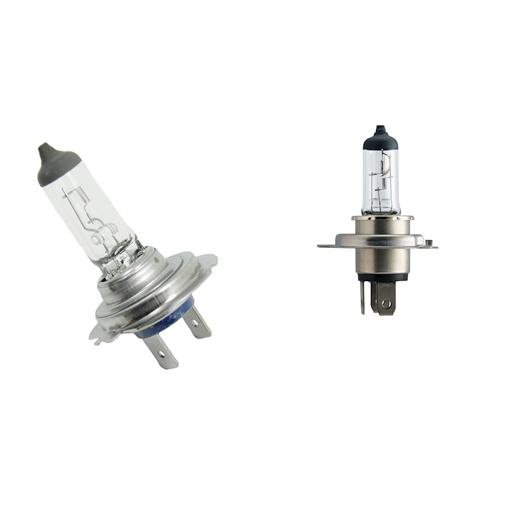 PHILIPS H7 12972 Premium Halogen Headlight Bulb (12V, 55W) H4 12342 ...