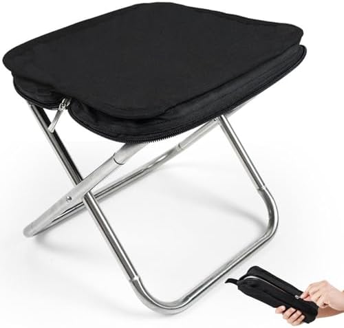 Amazon.com: Estleys Portable Folding Camping Stool, Small Folding ...