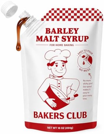 Amazon.com : Bakers Club Barley Malt Syrup 16oz – Authentic Malty ...