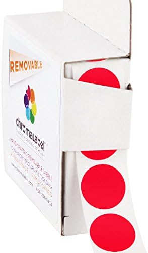 Amazon.com : PARLAIM 3/4 Inch Roll Color Coding Labels,1000 per Roll ...