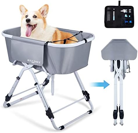 Amazon.com : ZipSpa Pet Shower, Portable Dog Bathing Tub for Medium and ...