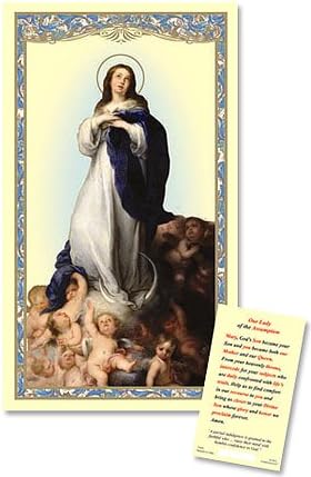Amazon.com : The Assumption Laminated Holy Card, Pack of 25 : Office ...