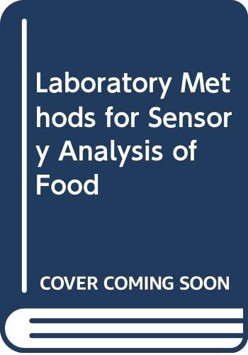 Buy Laboratory Methods for Sensory Evaluation of Food Book Online at ...