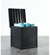 Amazon.com : MIRAFIT Resin Deck Box, 120 Gallon Large Outdoor Indoor ...