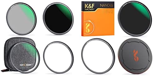 Amazon.com : 58mm Magnetic UV+CPL+ND64+ND1000+Basic Ring Lens Filters Kit (5 Pcs) with 28 Muti ...