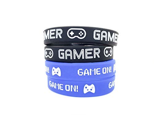 Buy Video Game Party Favor Bands, Gamer Birthday Supplies Goody Bag ...