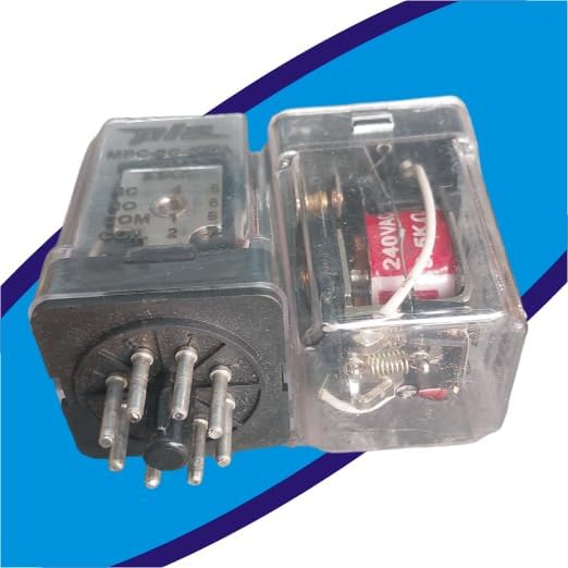 8 Pin Plug-in Type 2 C/O Relay, 220V AC Coil Voltage, PLA (Pack of 20 ...