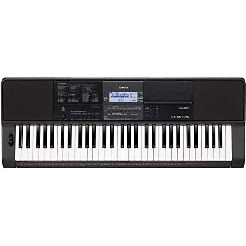 Casio CT-X870IN 61-Key Portable Keyboard With Power Adapter, Gigbag ...