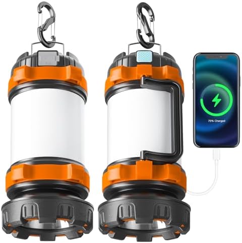 Amazon.com: Onite 2-Pack USB LED Light, Camping Lantern w/ Splitter Y ...