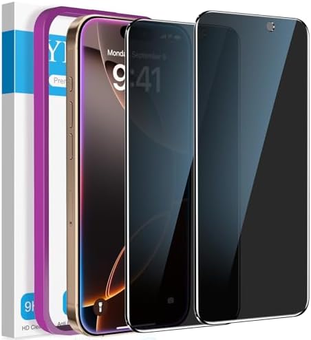 Amazon.com: YMHML 2 Pack Compatible for iPhone 16 Pro Max Privacy ...