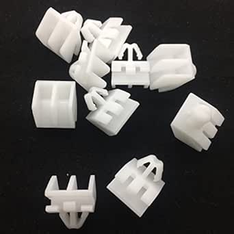 Amazon.com: 10x Exterior Body Rocker Panel Molding Clips Retainers Side ...
