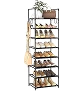 Amazon.com: LANTEFUL 10 Tiers Shoe Rack 50 Pairs Large Capacity Tall ...