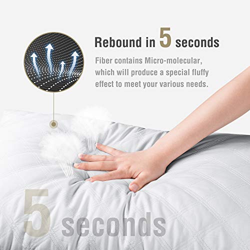 SORMAG Bed Pillows for Sleeping Set of 2, King Size 20 x 36 Inches ...