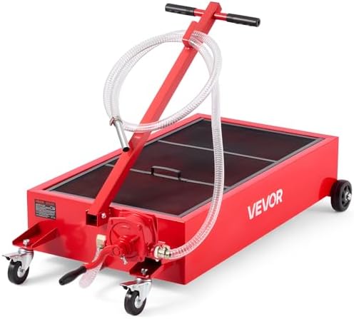 Amazon.com: VEVOR Low Profile Oil Drain Pan, 20 Gallon Capacity ...