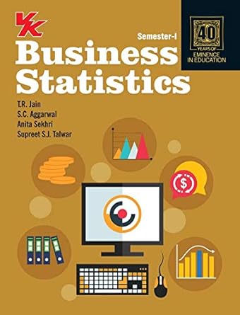 Buy Business Statistics B.Com. 1St Year Semester-I Gndu University ...