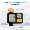 CROSOFMI Garden Sprinkler Hose Timer Automatic Digital Watering Timers ...