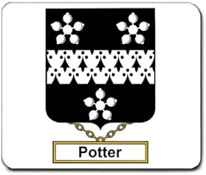 Amazon.com: Potter Family Crest Coat of Arms Mouse Pad : Office Products