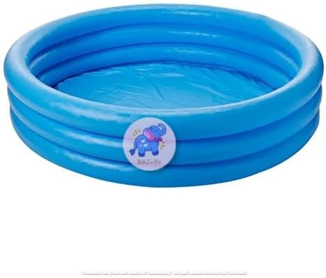 Buy KidsZeeNie® Crystal Blue Round Inflatable Kids Swimming Pool 5ft ...