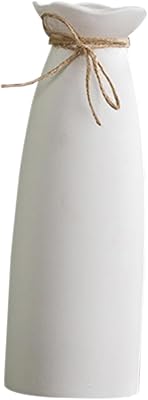 Amazon.com: 8 Pack Ceramic Bud Vase, White Ceramic Vase Modern Mini Bud ...