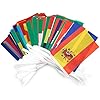Amazon.com: Juvale International Flag Banner Classroom Decor - 100 ...