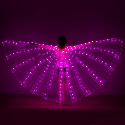 Snapklik.com : iMucci LED Lights Belly Dance Isis Wings - Bellydance ...