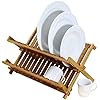 Amazon.com: Natural Living Bamboo Collapsible Dish Rack: Home & Kitchen