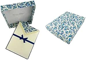 Decorative Italian Writing Paper Set - Florentine Blue : Amazon.co.uk ...