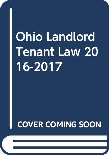 Ohio Landlord Tenant Law 2016-2017: White, Frederic: 9780314842824 ...