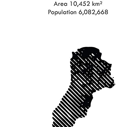 Nacnic Poster Lebanon. Sheets of countries and continents. A3 size ...