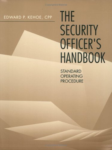 Amazon.com: Security Officer's Handbook: Standard Operating Procedure ...