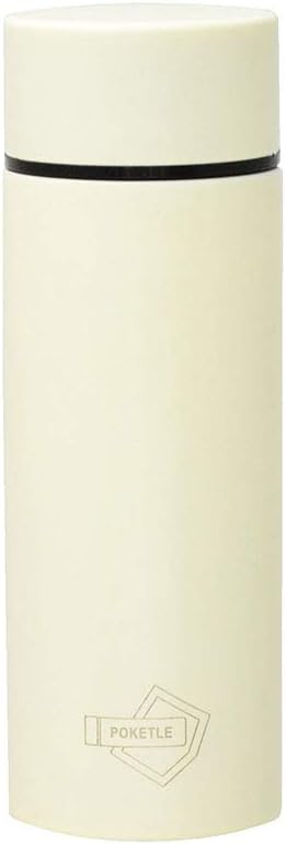 Amazon｜POKETLE (ポケトル) 水筒 マグボトル スリムボトル 120mL ステンレス製 バニラ S｜水筒・マグボトル オンライン通販