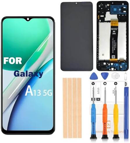 Amazon.com: for Samsung Galaxy A13 5G Screen Replacement Kit with Frame ...