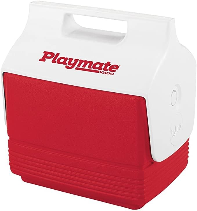 Amazon.com : Red/White, 4 Qt, Mini Playmate Cooler : Sports & Outdoors