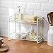 Craftland Wrought Iron Countertop/Cabinet 2 Tier Kitchen Organiser ...