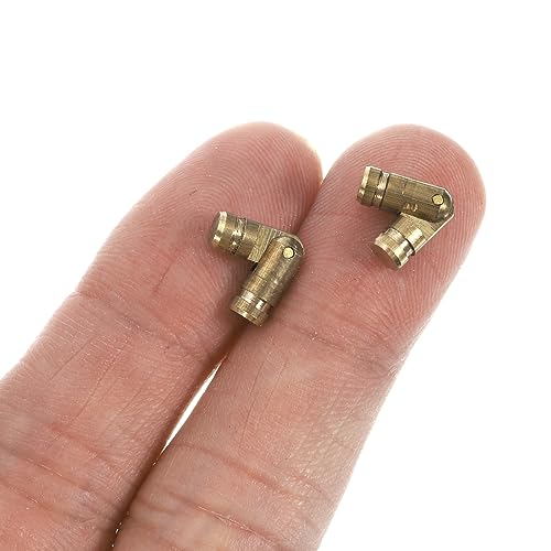 uxcell Invisible Brass Barrel Hinges, 40pcs 4x15mm Brass Concealed ...