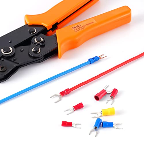 woshilaoDS Electrical Crimp Connectors, 300 Pcs Crimp Terminal Set ...