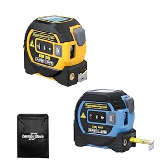 Amazon.com: Cosmos Wave The Almighty Ruler,3-in-1 Laser Measuring Tape ...