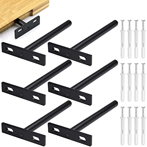 ASelected 6-Pack Floating Shelf Bracket Ø12 X 150mm Long Invisible ...