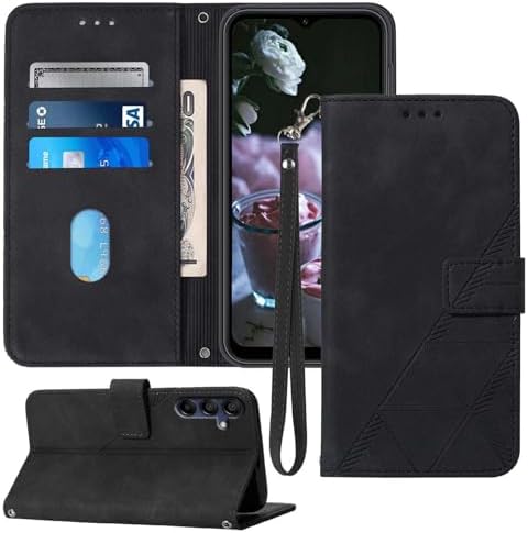 S24 Wallet Case,for Samsung Galaxy S24 Case,Card Holder Slots Wrist ...
